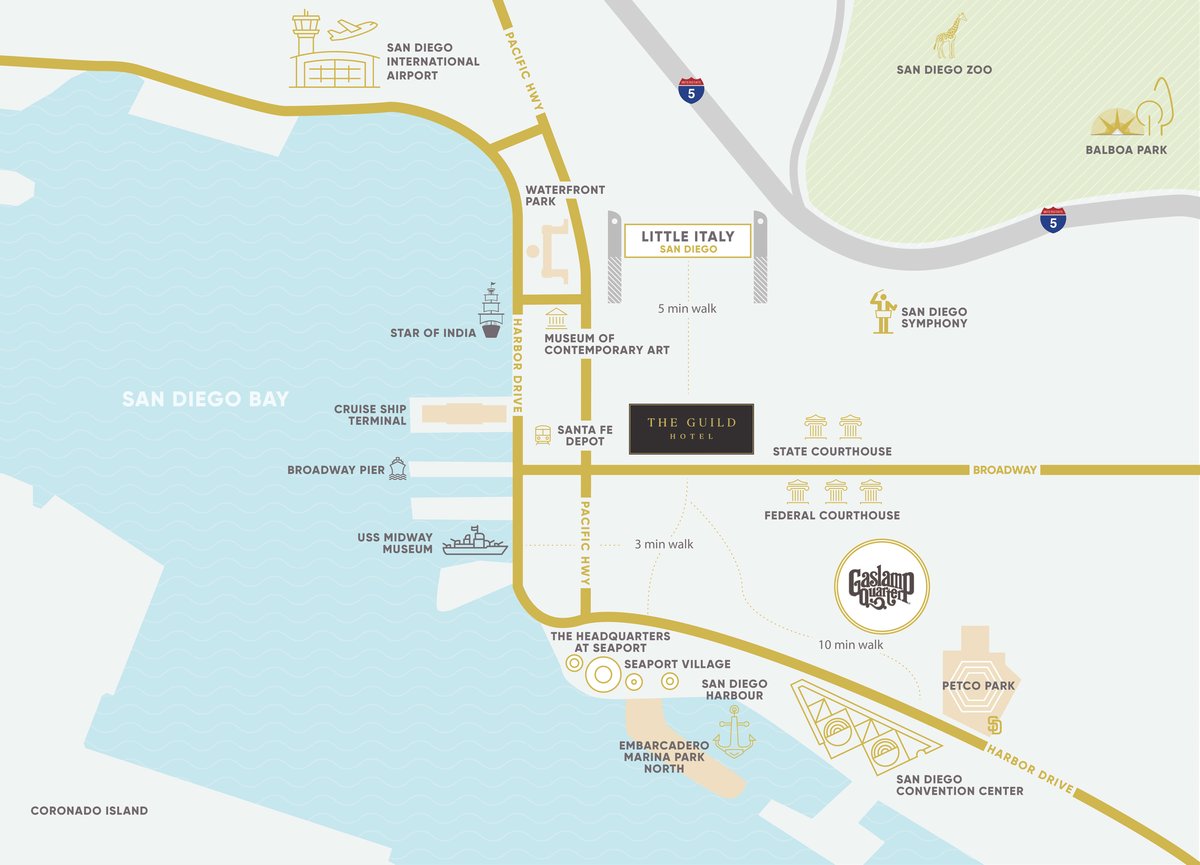 San Diego Historic Hotel | The Guild Hotel